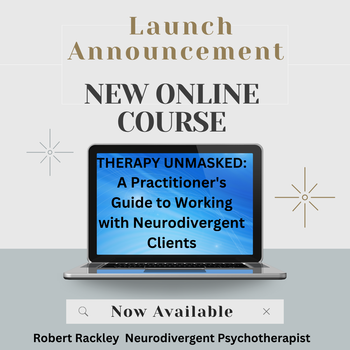 Therapy Unmasked: Neurodivergence Training for Therapists - Robert ...